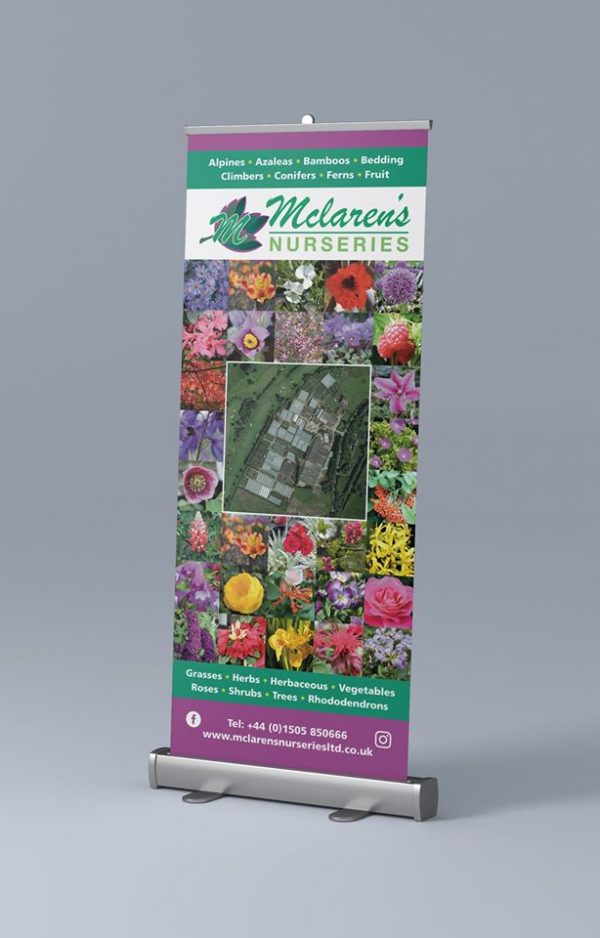 pop up banner mcl - The Print Room Ayrshire